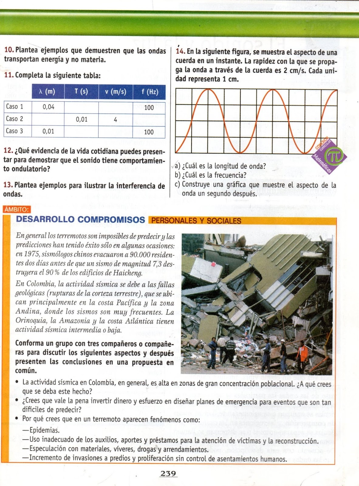 JORGE CIENCIAS NATURALES : ondas 9° taller#1