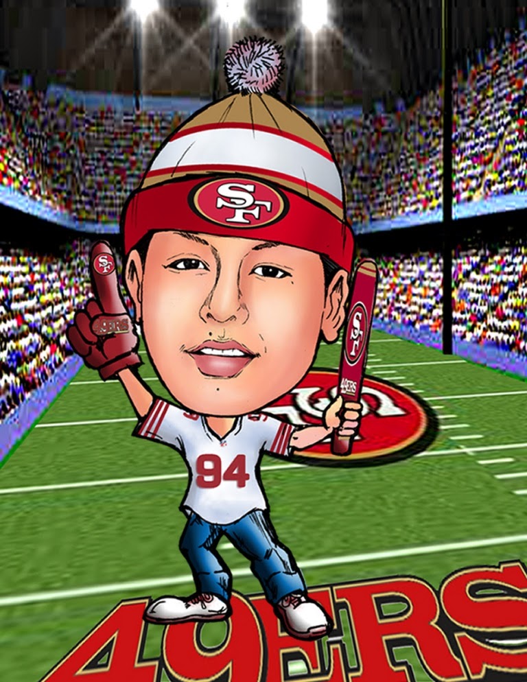 Kaelcatures: San Francisco 49ers Caricatures