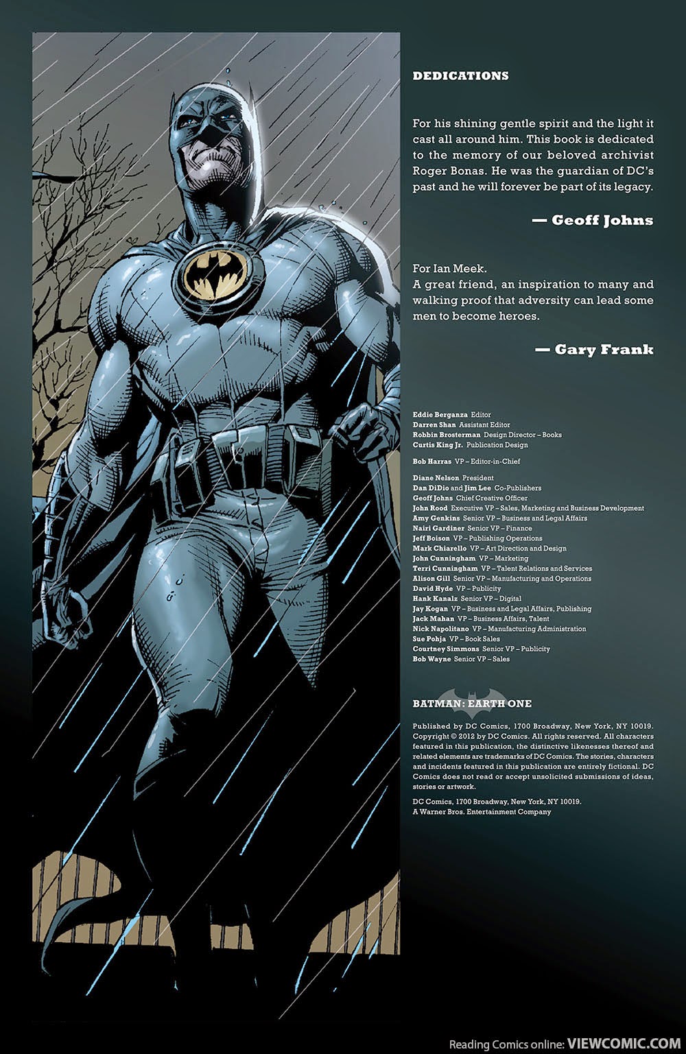 Batman: Earth One v1 (2012) ……………… | Read All Comics Online