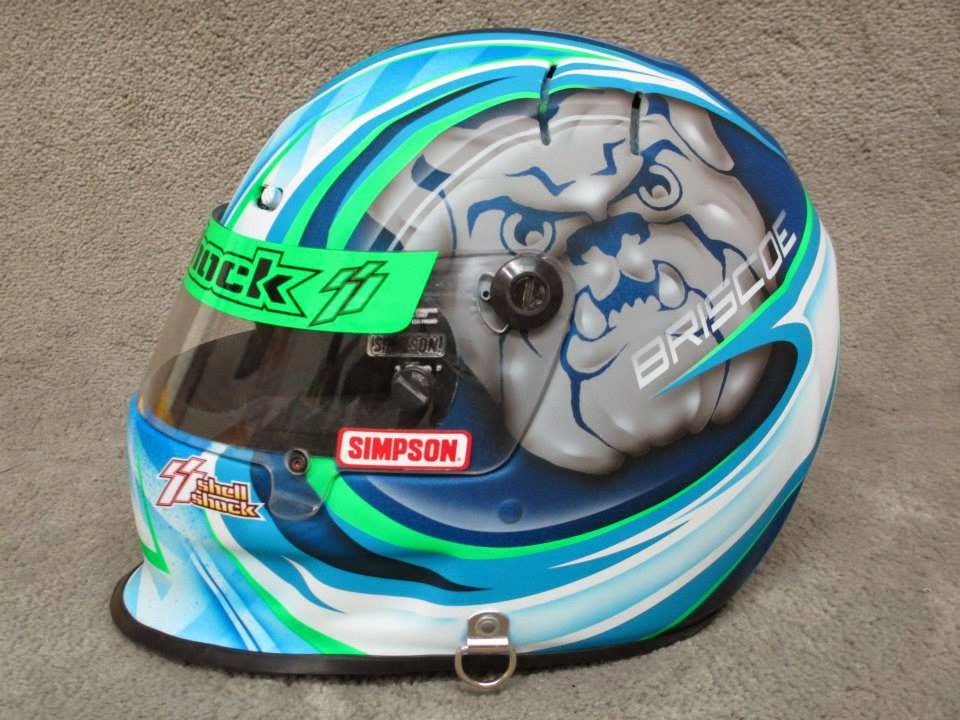 Racing Helmets Garage: Simpson Shark C.Briscoe 2014 by Shell Shock