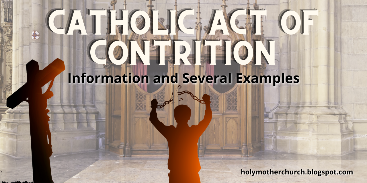 Catholicism for Everyone: Catholic Act of Contrition - information and ...