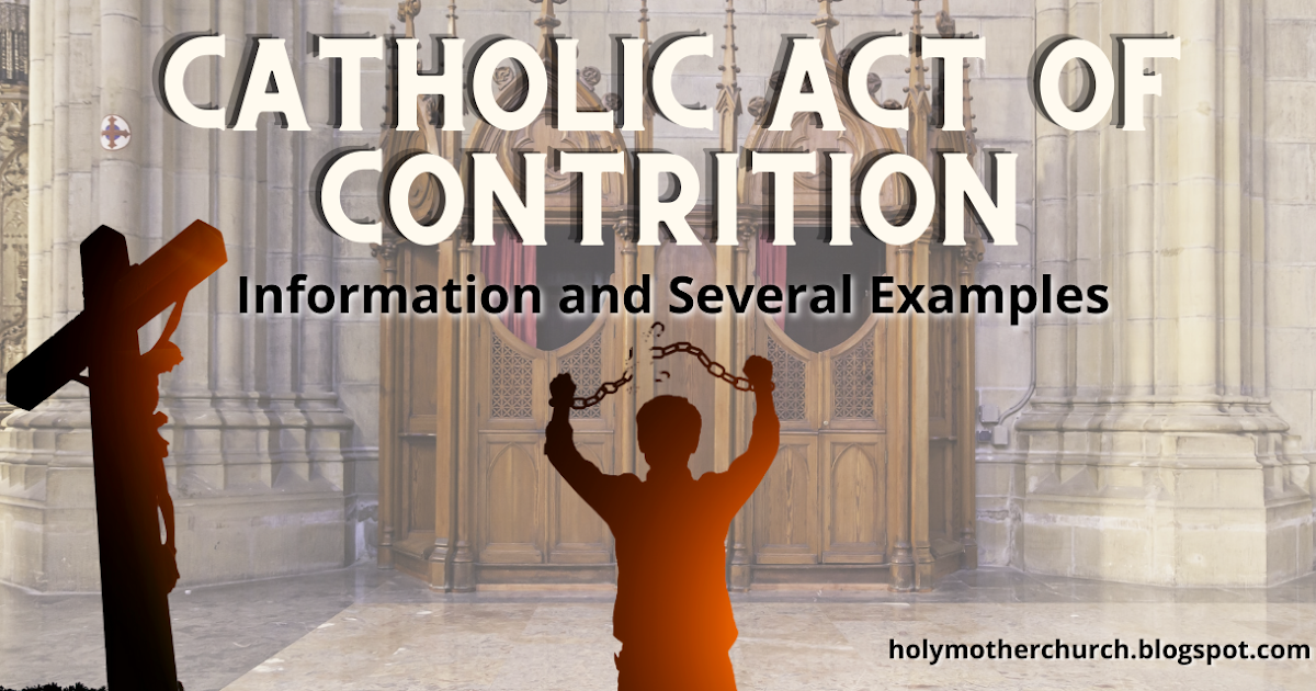 Catholicism for Everyone: Catholic Act of Contrition - information and ...