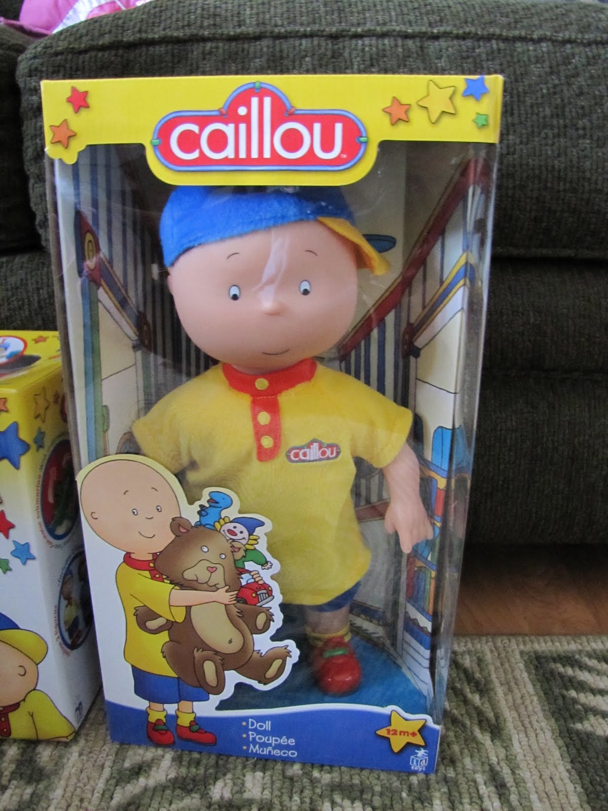 A Mom's Balancing Act: Caillou Doll & Caillou Learning Train ~ Review