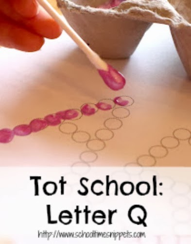 Letter Q Toddler Activities | School Time Snippets