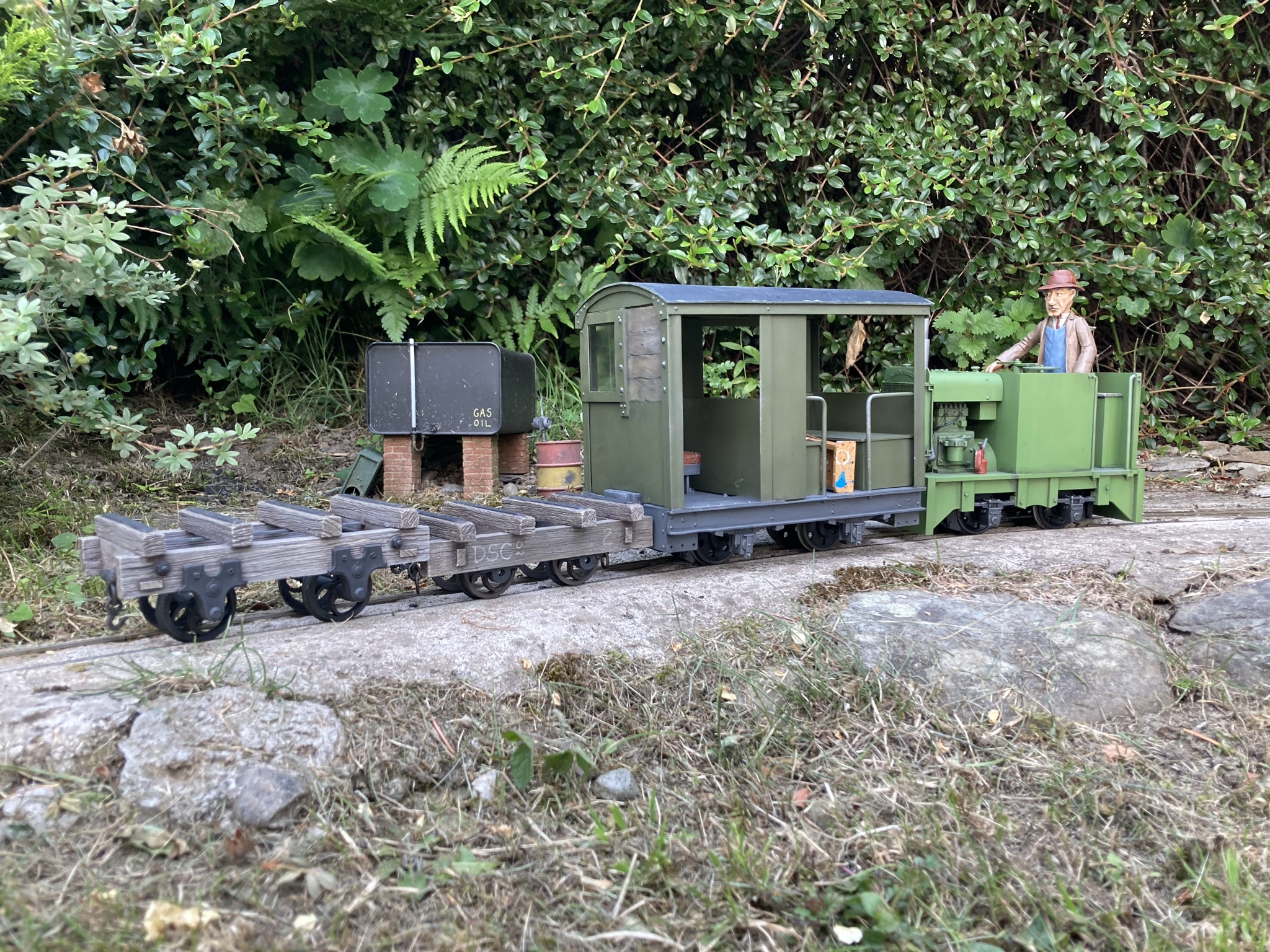 Dyfrdwy Tramway: Quarry slab wagons…
