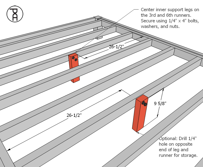 How to Build a Modern Cable Railing Bed | Building Plans + Video ...