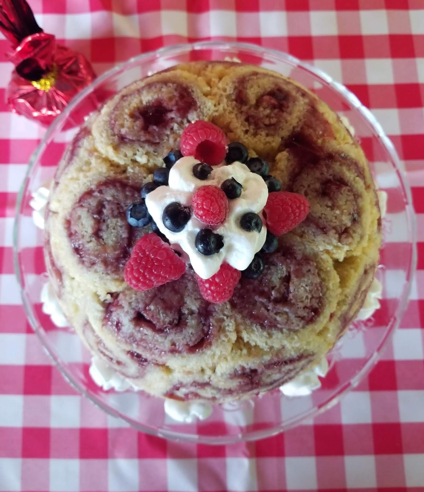 American Raspberry Princess Torte #CakeSliceBakers