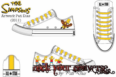 Converse All Star Customizado - Rock Your Converse!: The Simpsons X Shrek