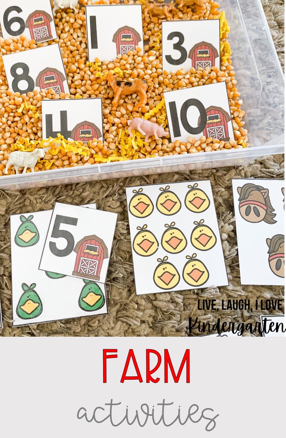 I have a few farm themed activities to share with you that you can use ...