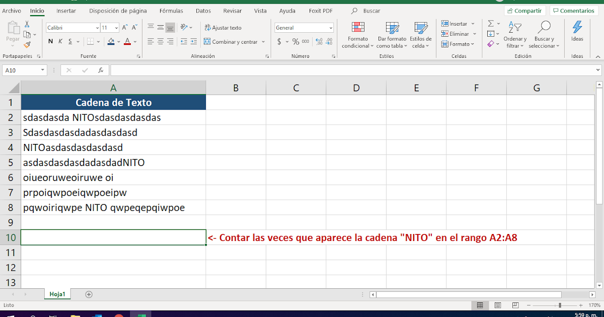 Finanzas, excel, vba, sql y algo más...: Contar las Ocurrencias de una Cadena de Texto Dentro ...