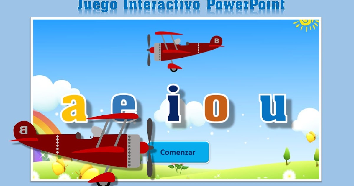Juego Interactivo PowerPoint - Las Vocales HTML5