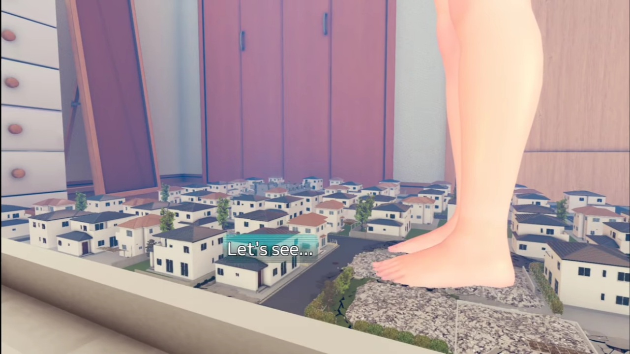 Anime Feet: Resize me (Game): Chieri