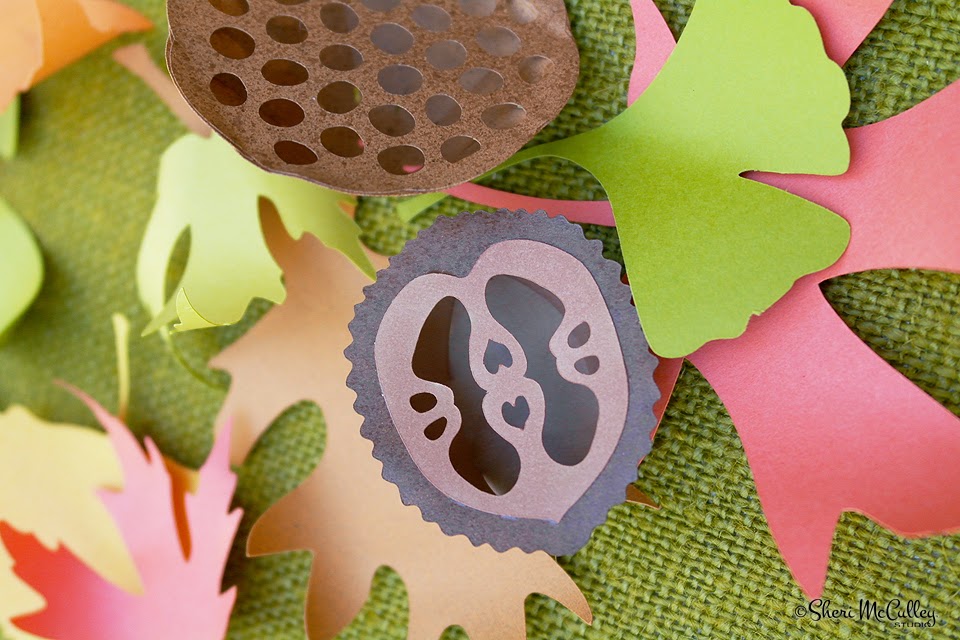 Sheri McCulley Studio: Going nuts for autumn crafts