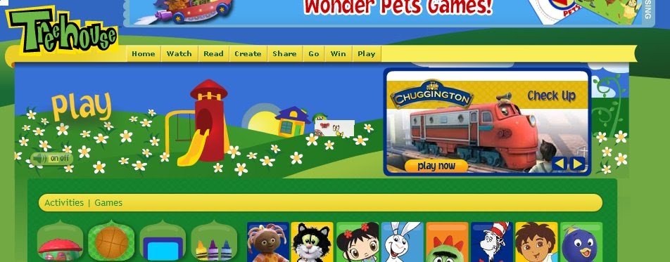 KINDERGARTEN ENGLISH GAMES: TREE HOUSE GAME