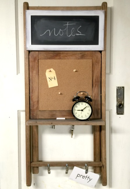 DIY Repurposed Chair Key Organizer