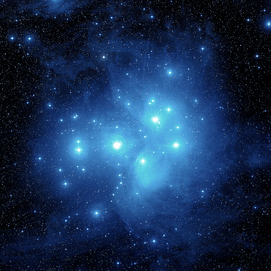 Jean-Baptiste Faure: M45 hot blue stars and reflection nebulosity in ...