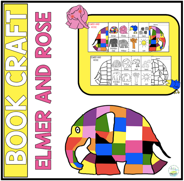 ELMER AND ROSE BOOK CRAFT ~ Book Units by Lynn