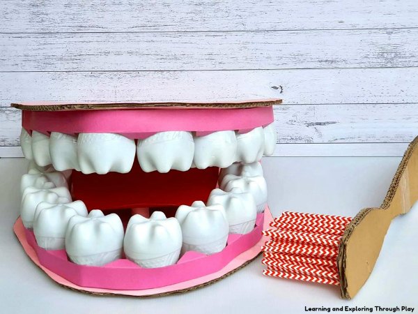 Learning and Exploring Through Play: DIY Dental Teeth Props for Kids