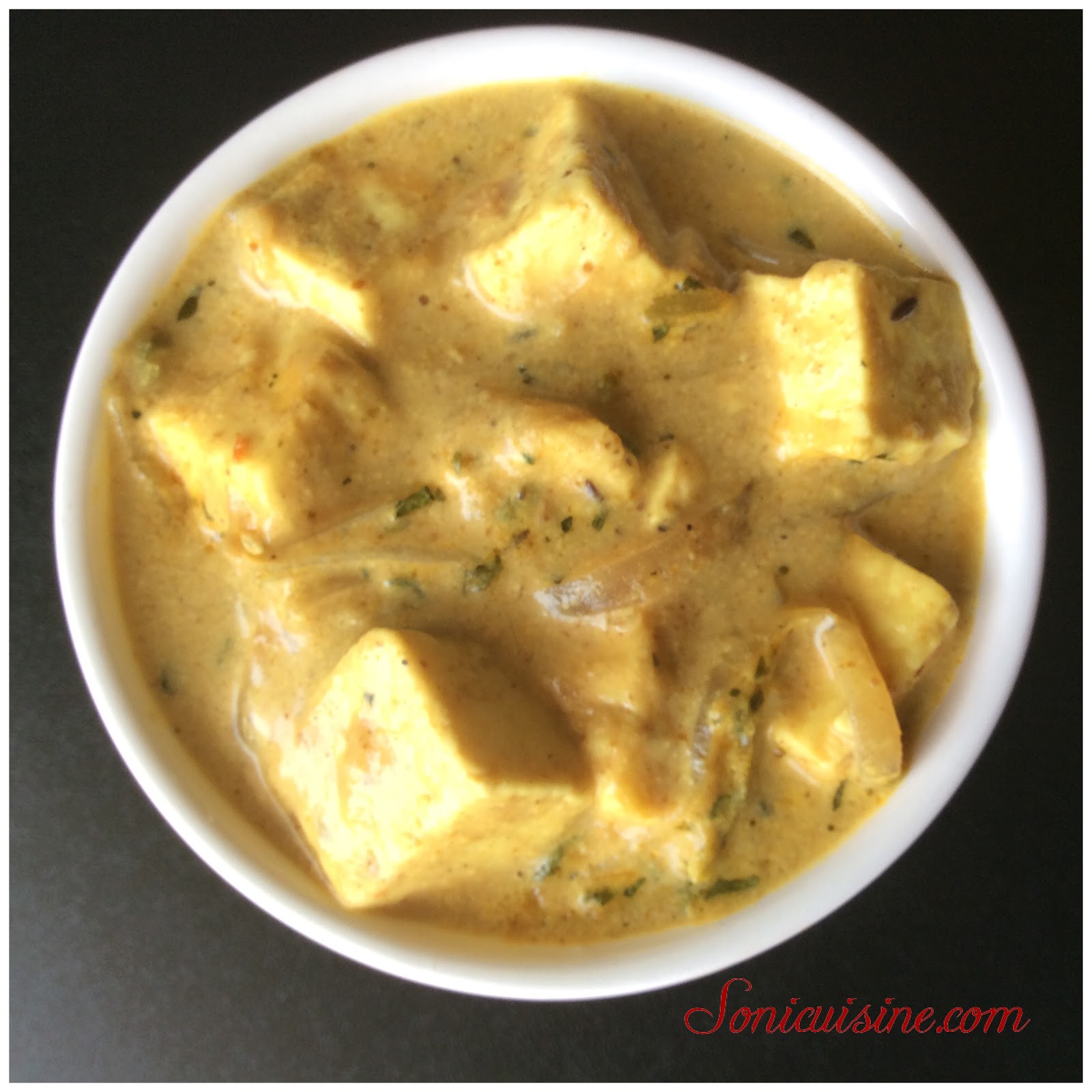 Soni Cuisine: LOW CALORIE MALAI PANEER