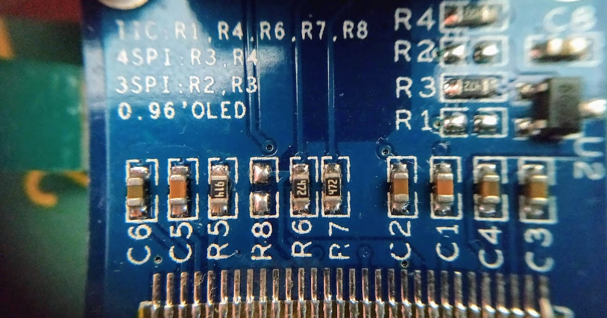 SSD1306 : From SPI to I2C
