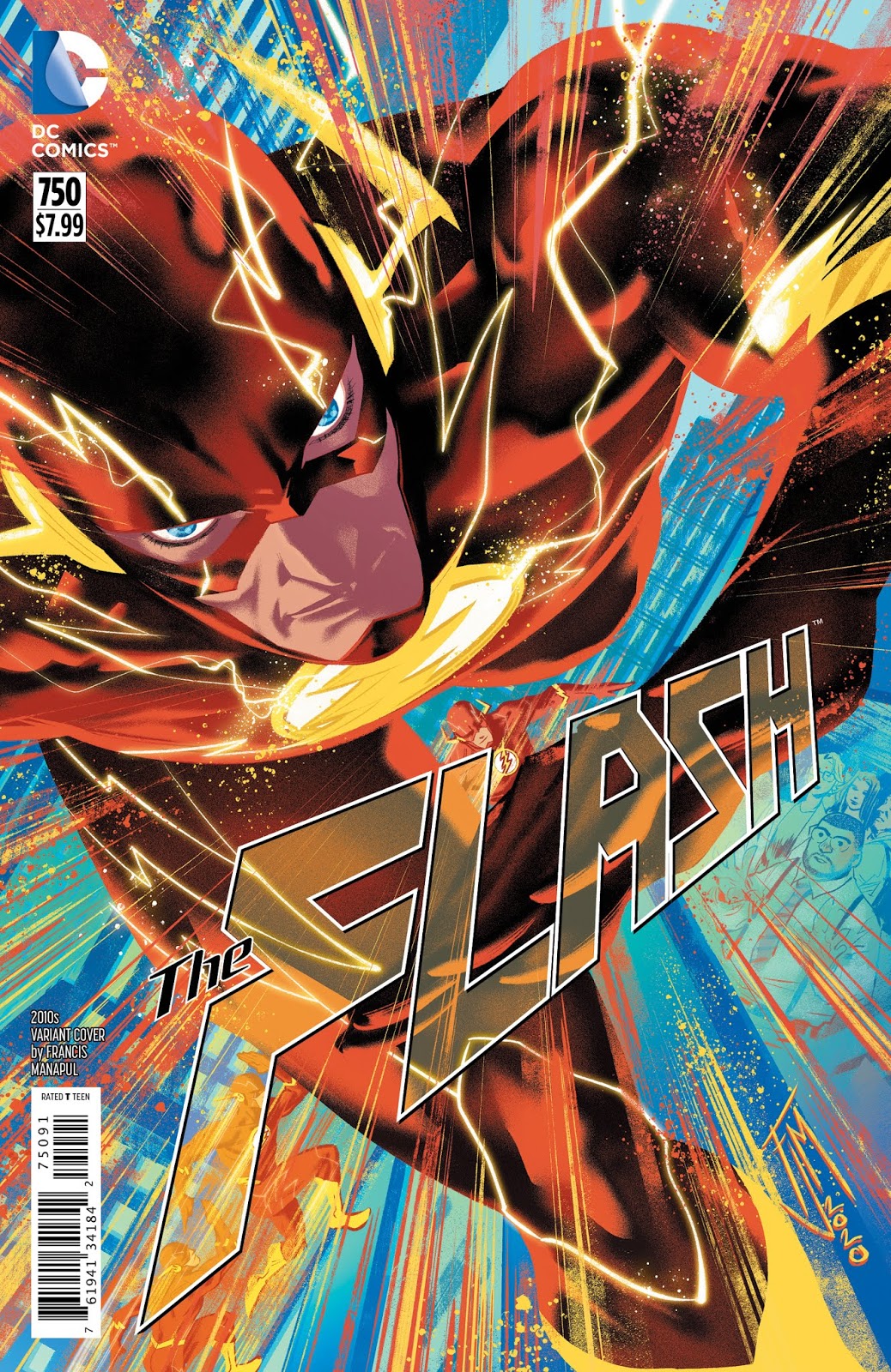 Weird Science DC Comics: PREVIEW: The Flash #750 Decade Variant Covers