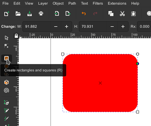 Cara membuat drop shadow pada Inkscape