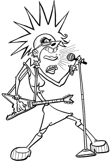 Punk Disney Coloring Pages Coloring Pages
