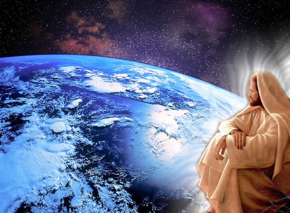Seer's House: Vision of Jesus Stepping Out Over the Earth to Pray