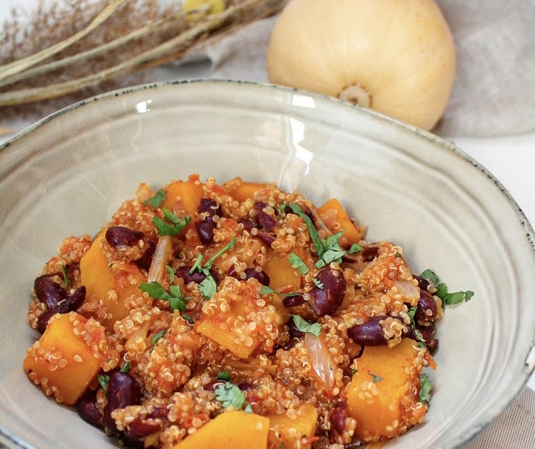 QUINOA ÉPICÉ HARICOTS ROUGES & POTIRON