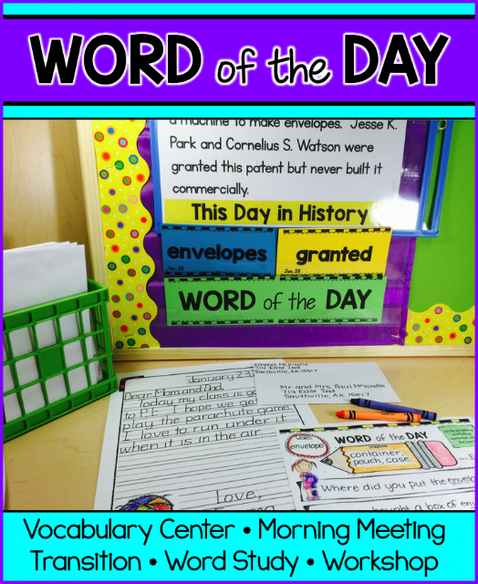 Word of the Day: Vocabulary, Spelling, Word Meaning, Word Study ...