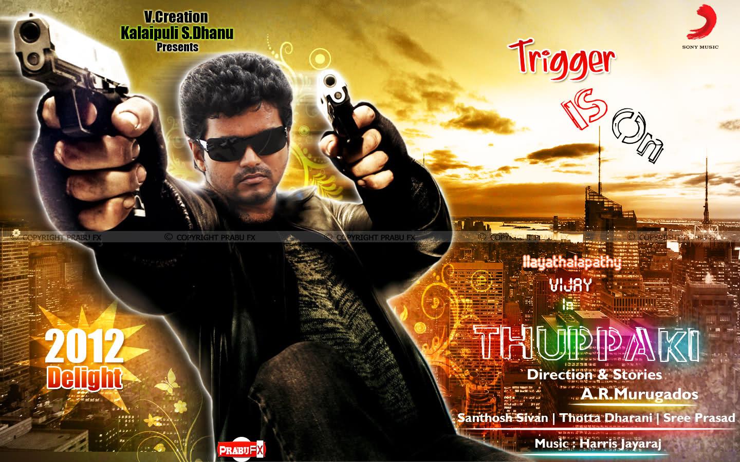 Vijay's Thuppaki Movie First Look Posters, Thuppaki Movie Wallpapers ...