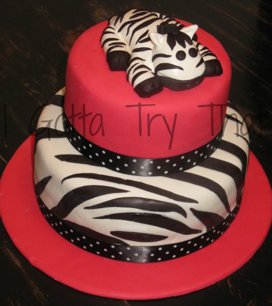 Zebra Cake Party and Tutorial | I Gotta Try That...