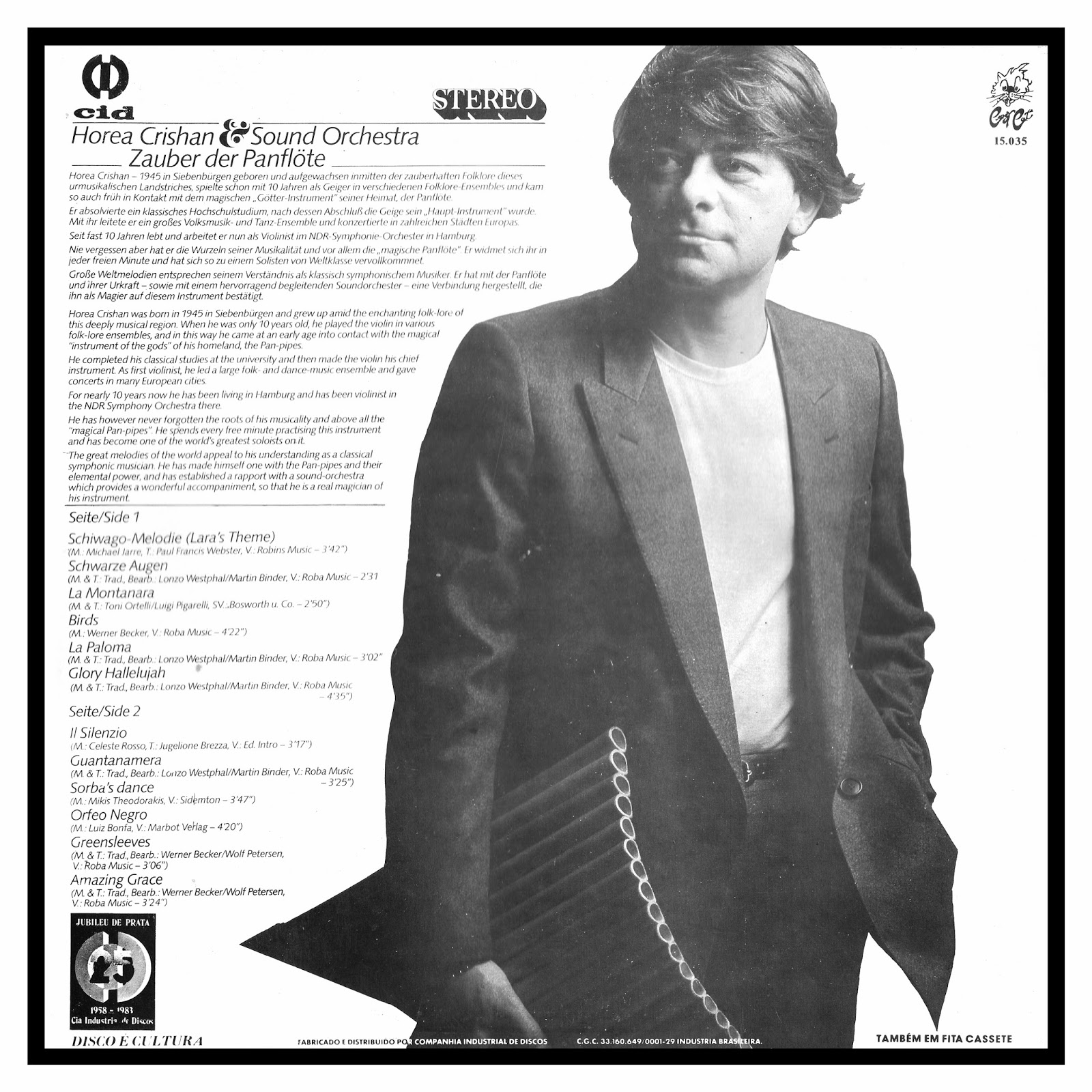 CANGULEIRO 10: HOREA CRISHAN - ZAUBER DER PANFLÖTE (1983)