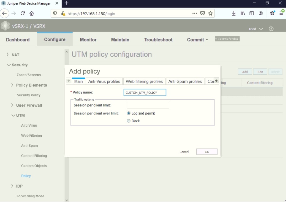 My Cybersecurity Journal: Juniper Networks SRX Firewall Web (URL) Filtering
