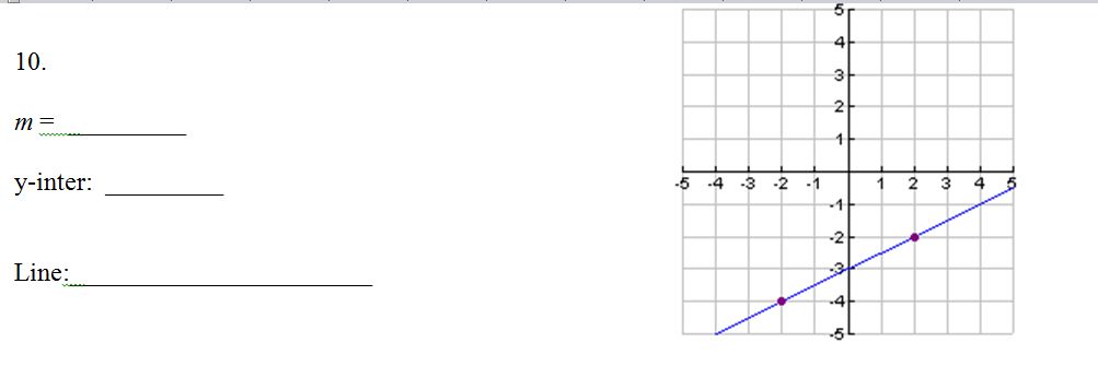 Mr. Howards ESOL Math: 3.6 8th unit 4 slope study guide