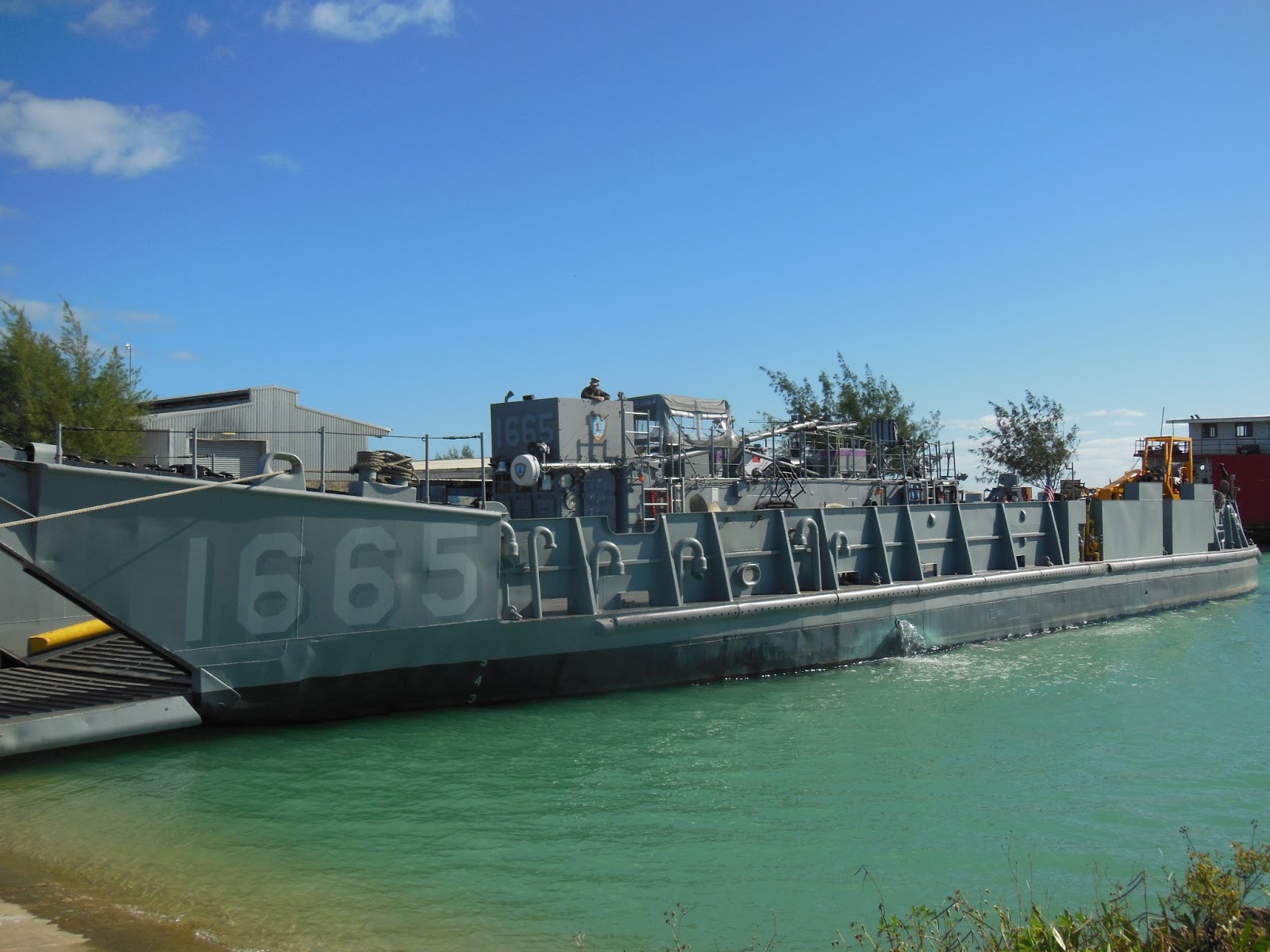 Tonga!: The transport ship landed at the dock and unloaded all of the ...