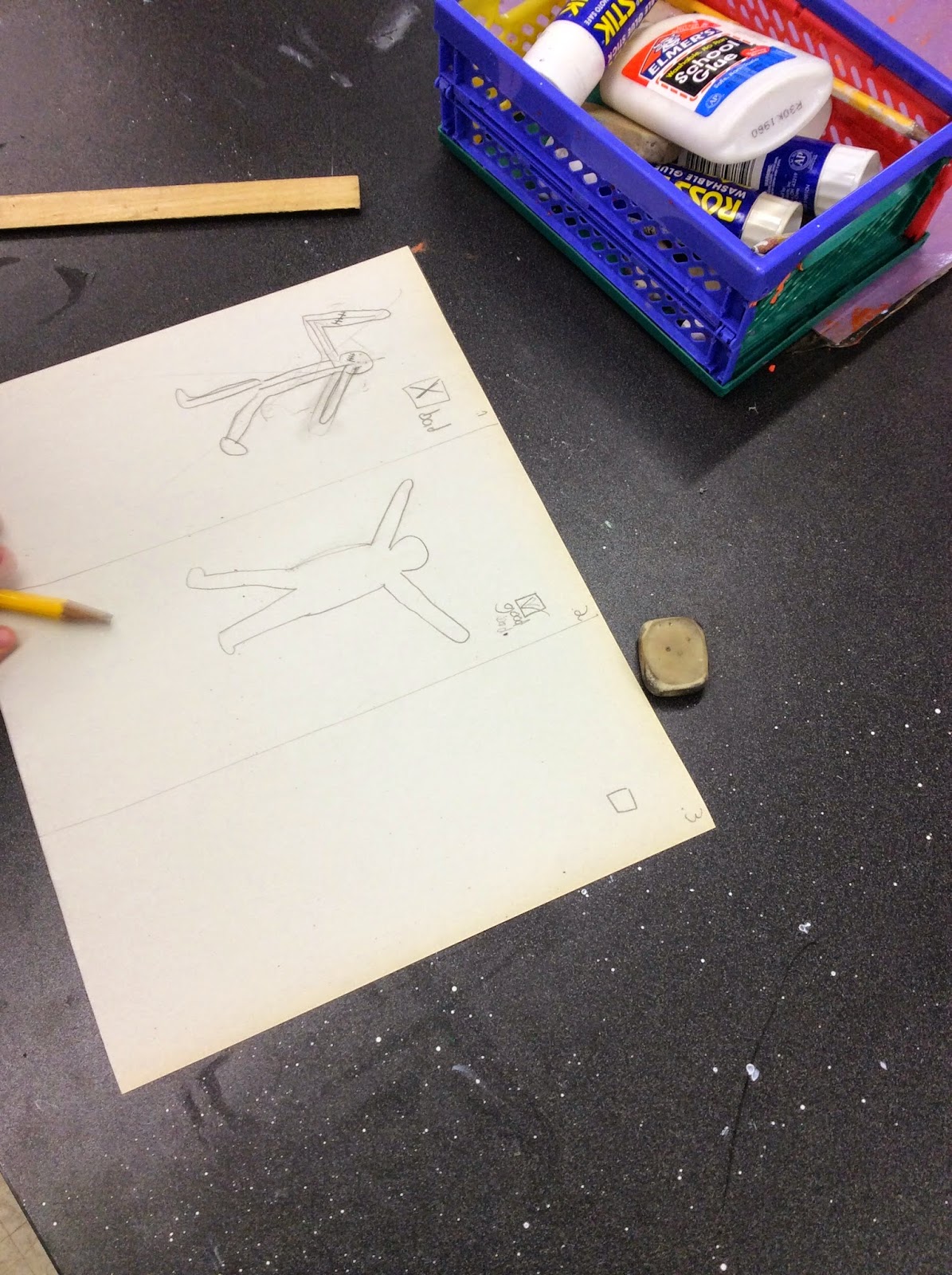 Ms. Curry's Art Room : 3rd Grade Keith Haring Figures