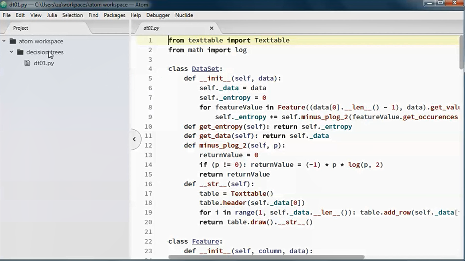 Prototype Project Decision Trees 01 Python Tutorial Find Best Attribute To Split On