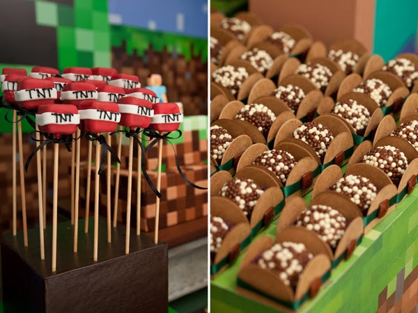 Doce Sabor Rio - Festas Personalizadas: Festa Minecraft, PERFEITA!!!