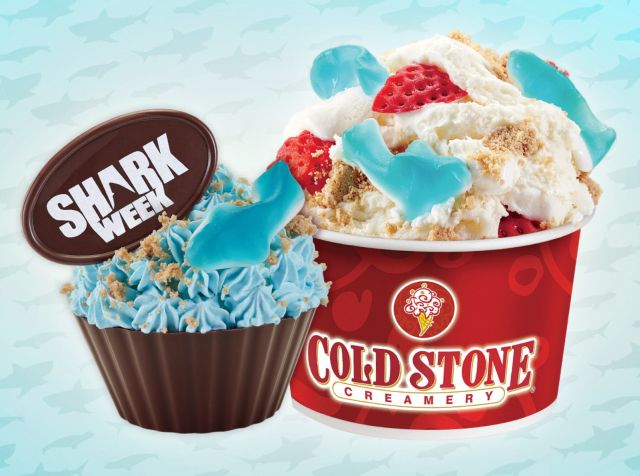 Cold Stone Celebrates Shark Week with Two New Shark-Themed Flavors