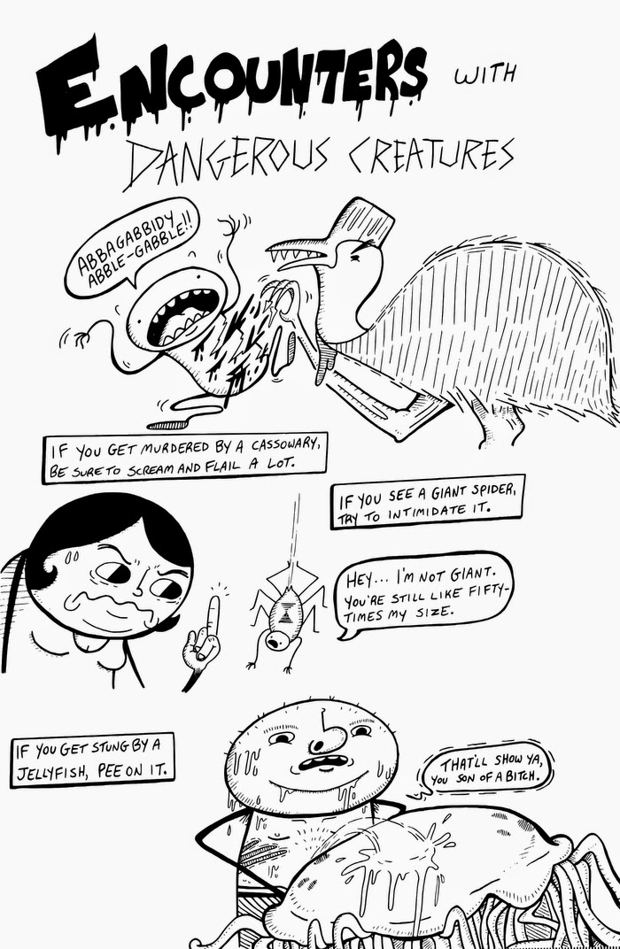 Marc Rousseau Comics: Encounters with Dangerous Creatures