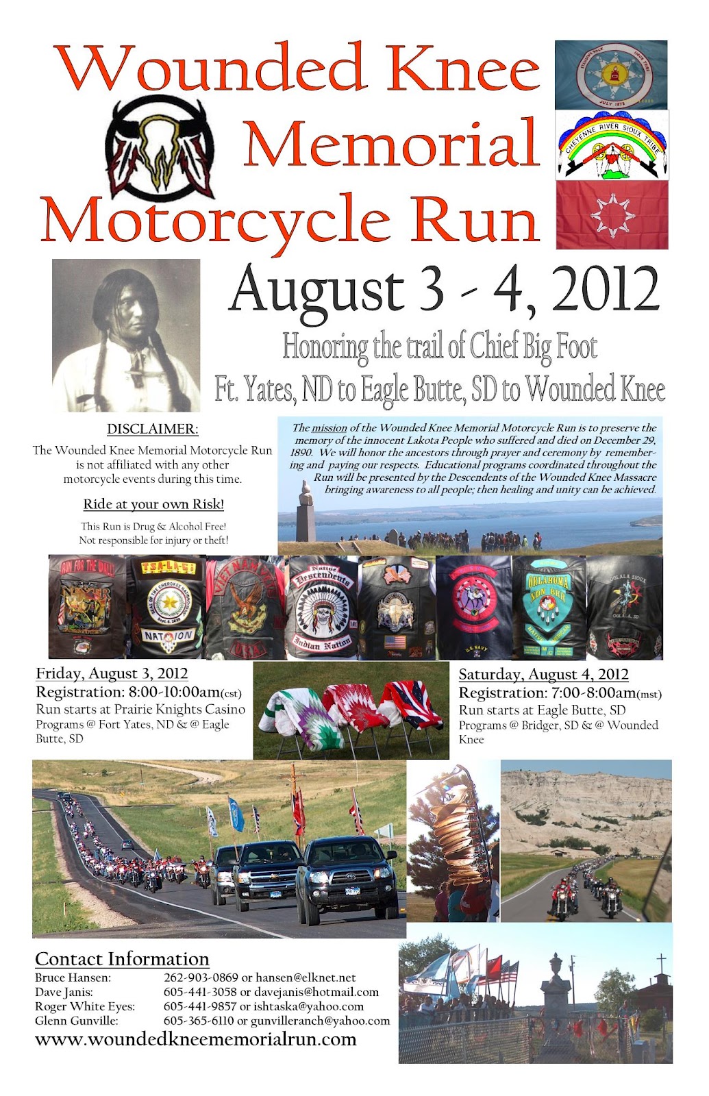 Wounded Knee Memorial Motorcycle Run 2012 | Wounded Knee Museum Blog