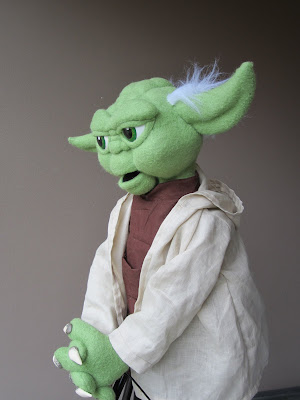 jarrod boutcher puppets: Yoda puppet