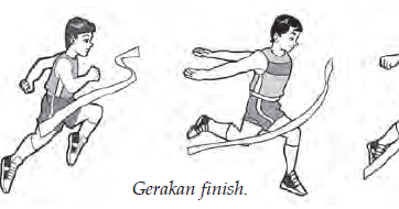 Teknik Lari Jarak Pendek dan Teknik Melewati Garis Finish