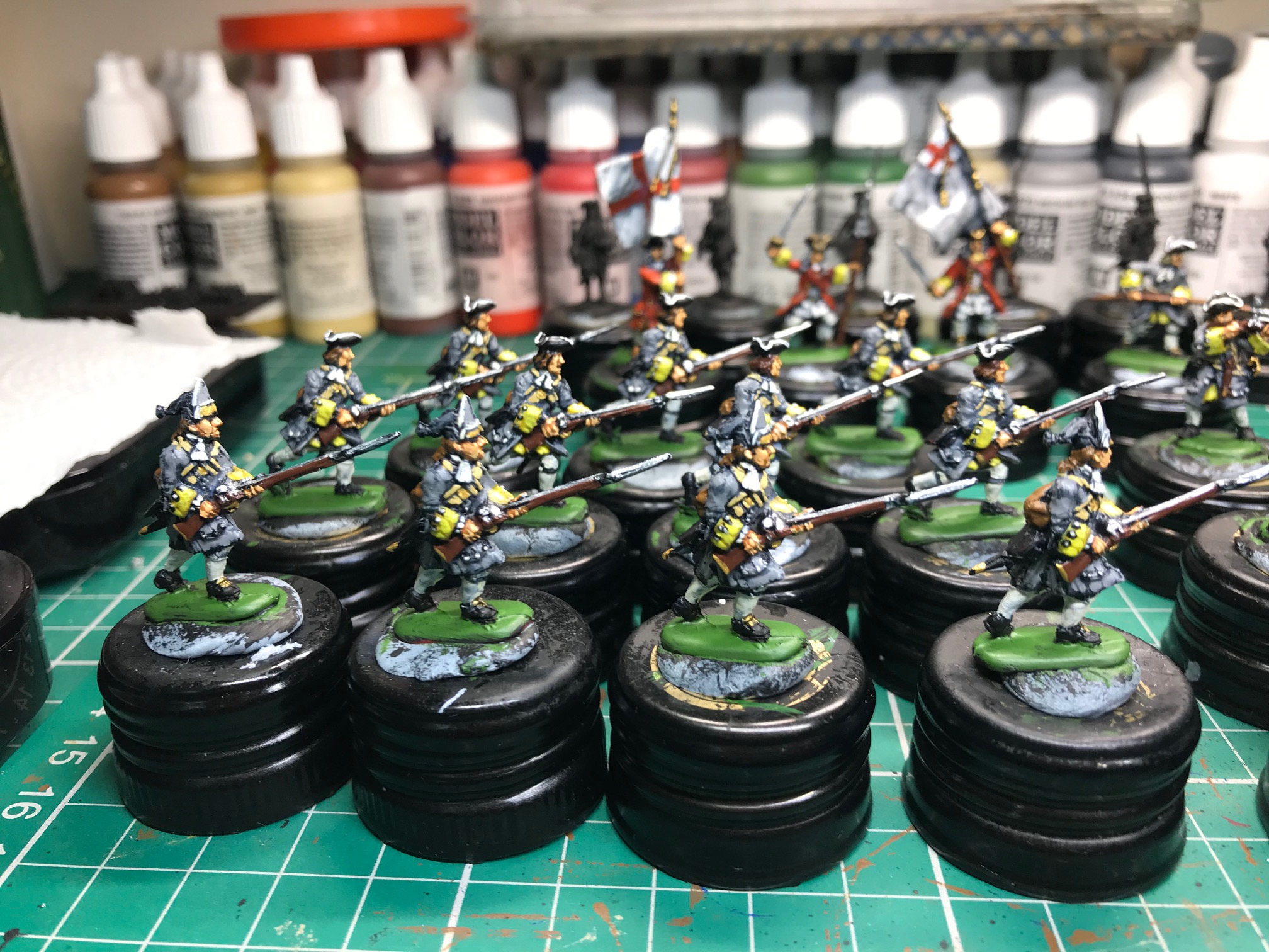A figure painting therapy project.: 38th Regiment of Foot - Strelets 1 ...