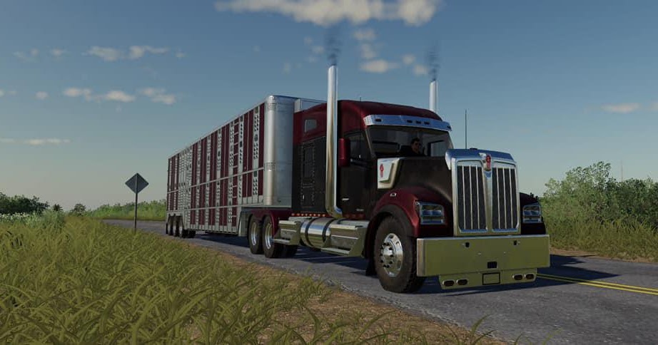 FS19 Kenworth W990 v1.0 - FS 19 & 22 USA Mods Collection