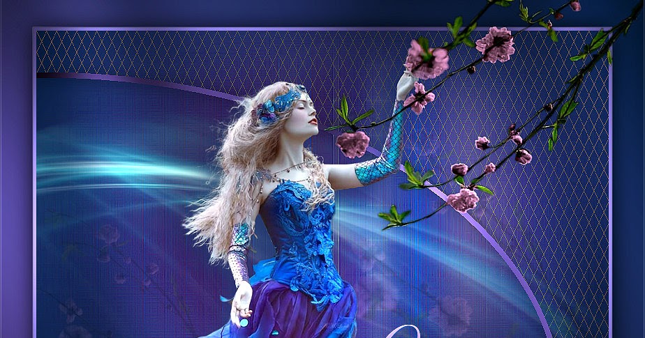 PSP imagens e cores: Mary Tutorial - Cherry Flower