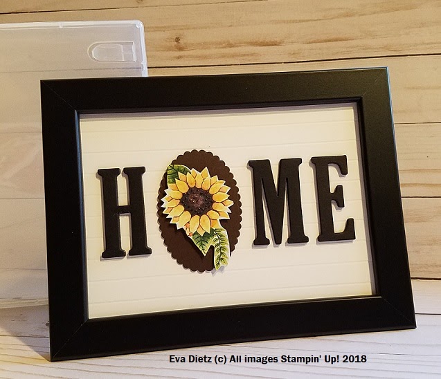 Stampin' with Eva: Revisiting Framed Home Sign