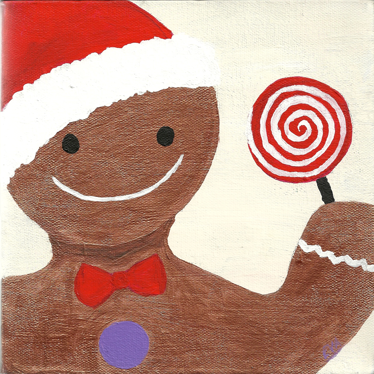 ...to be determined: Paint Party Friday - Week 39 - Gingerbread Man!