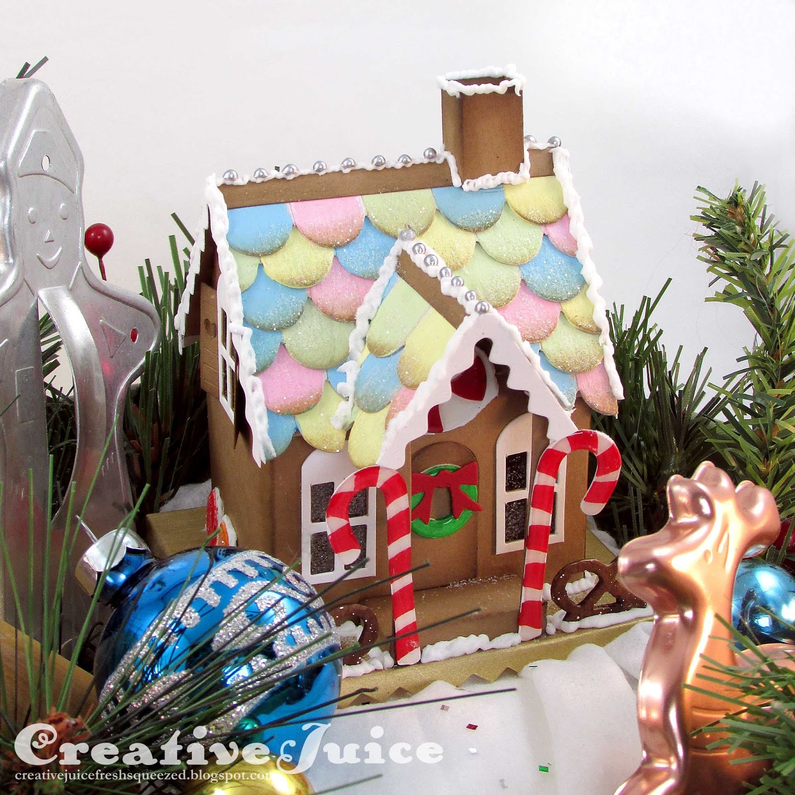 Creative Juice: Christmas in July Gingerbread House
